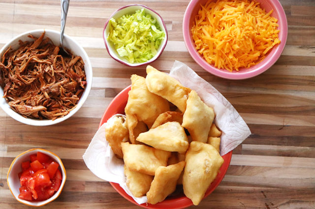 Stuffed Sopapillas {filled with Carne Adovada} - New Mexican Foodie