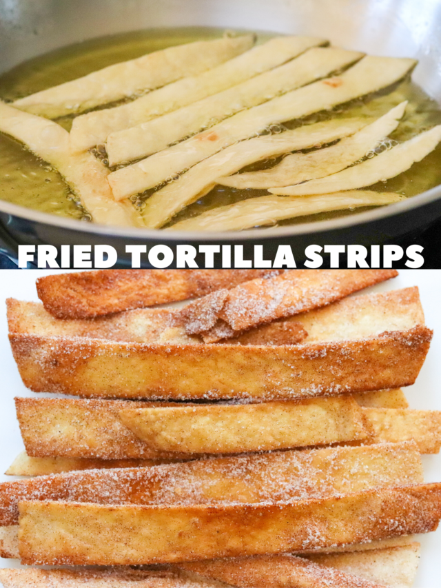 5-Minute Fried Tortilla Strips (two ways) - New Mexican Foodie
